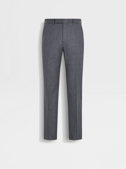 Grey Wool Pants FW24 31807387 | Zegna FR Grey Wool Pants FW24 31807387 | Zegna FR