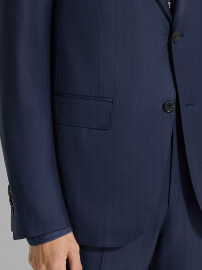 蓝色15milmil15 羊毛西装FW24 31805162 | Zegna US 蓝色15milmil15 羊毛西装FW24 31805162 | Zegna US
