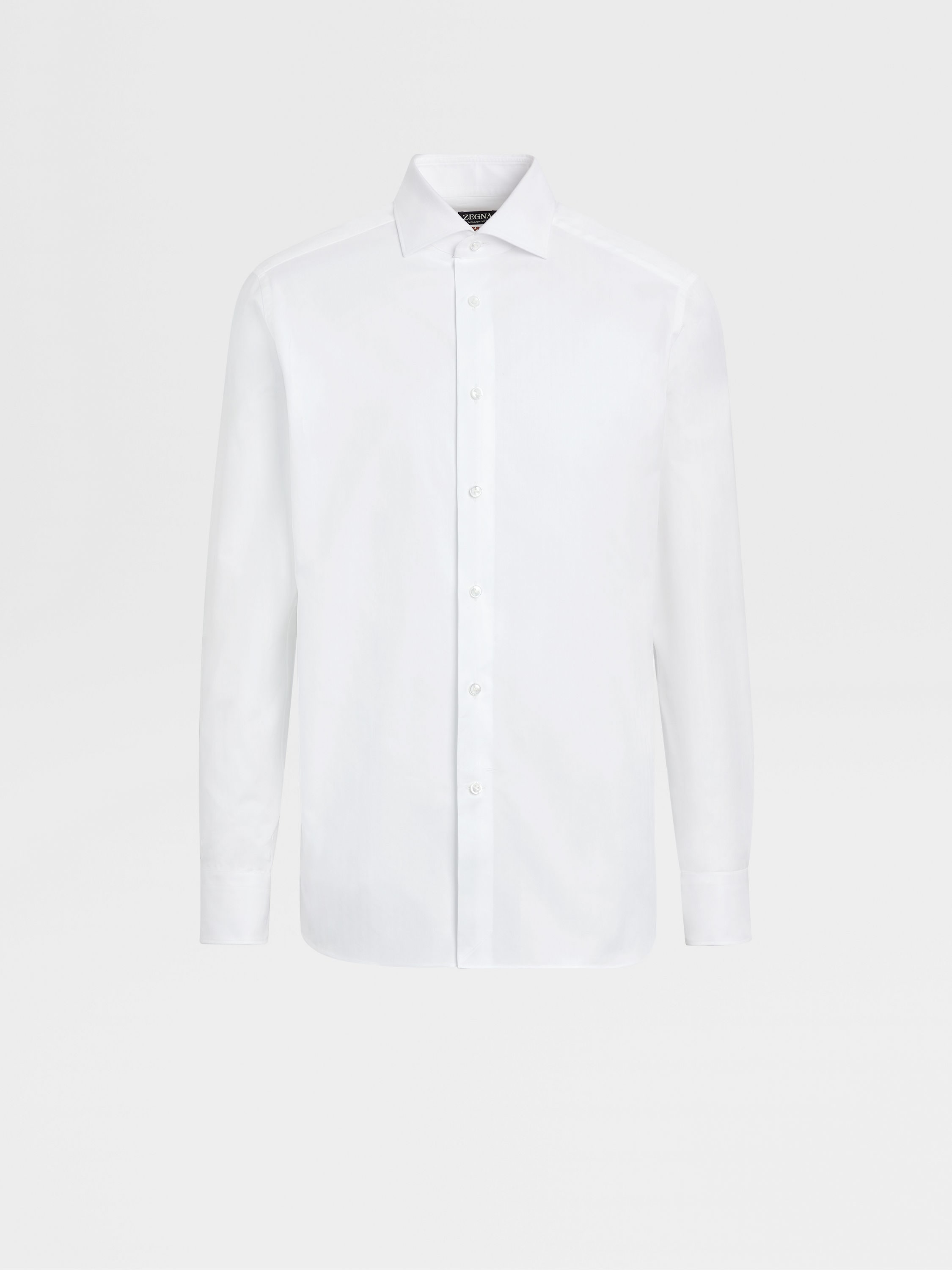 White Sea Island Cotton Long-sleeve Tailoring Shirt SS25 White Sea Island Cotton Long-sleeve Tailoring Shirt SS25