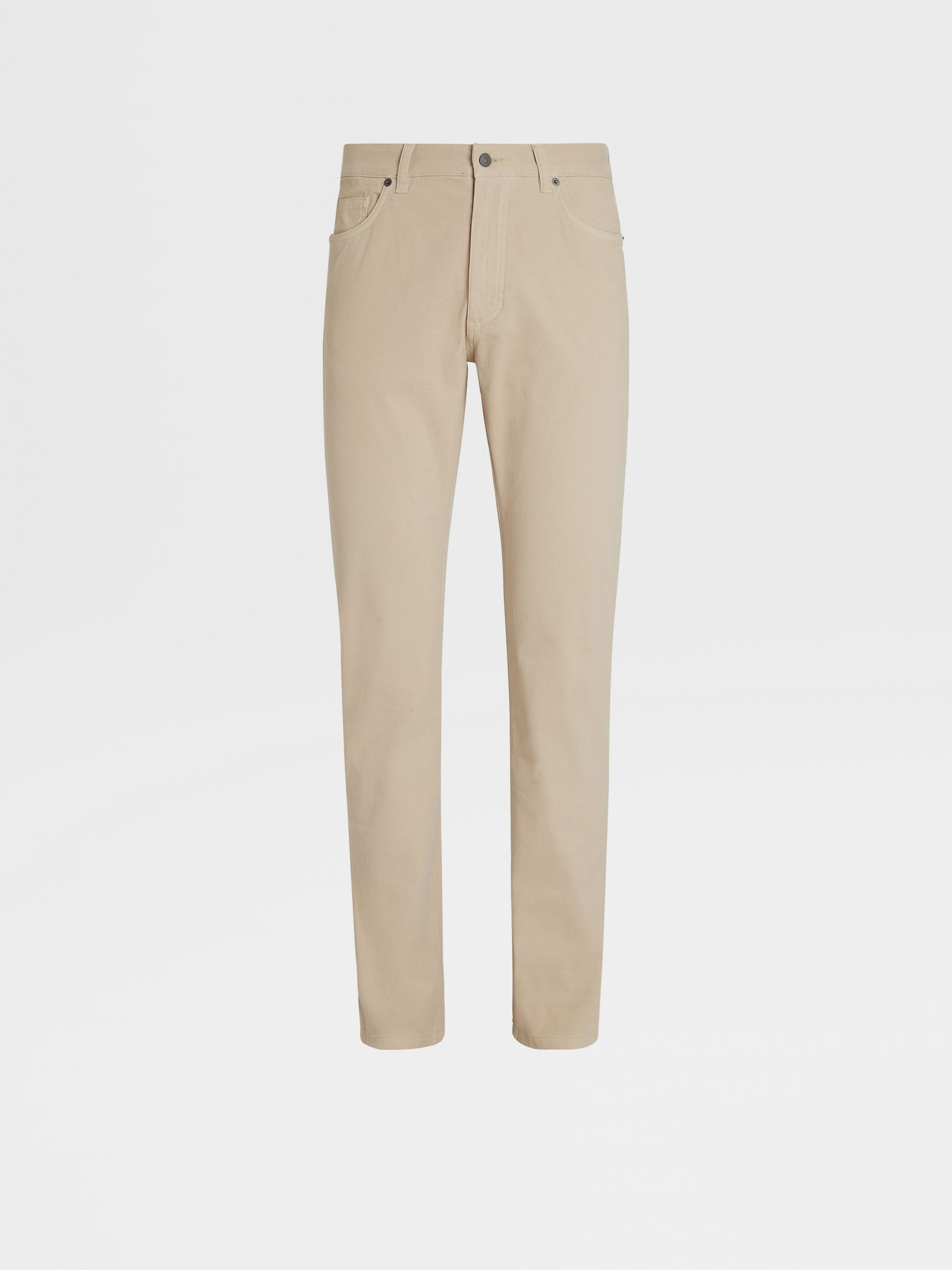 Beige Stretch Cotton Roccia Jeans SS25 22361886 | Zegna US Beige Stretch Cotton Roccia Jeans SS25 22361886 | Zegna US
