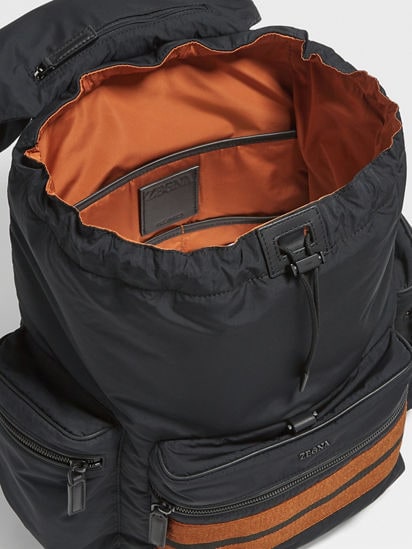 Black Technical Fabric Special Backpack FW24 22974497 | Zegna US Black Technical Fabric Special Backpack FW24 22974497 | Zegna US