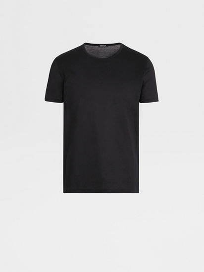 Black Cotton T shirt