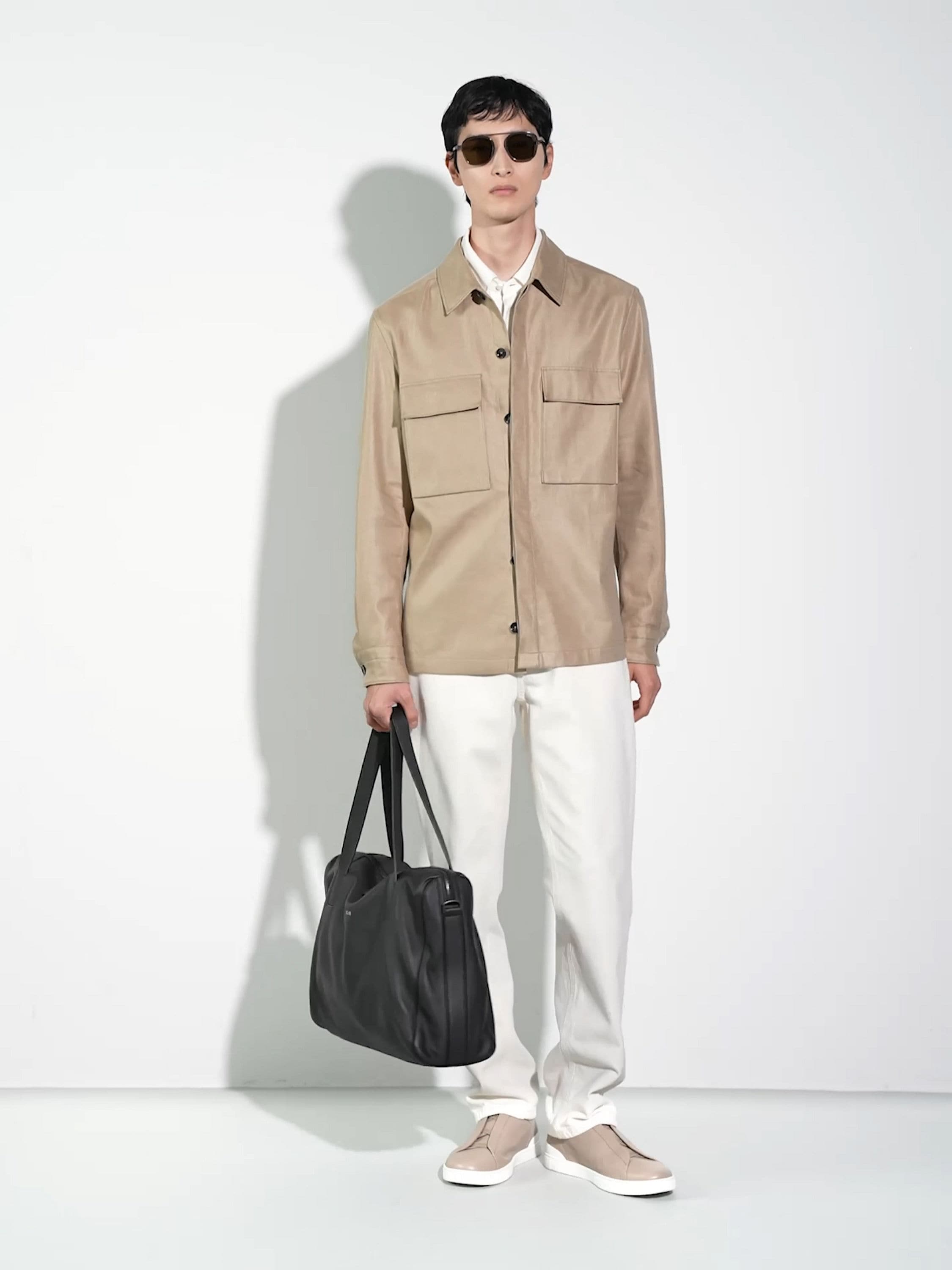 Oasi Lino オーバーシャツ SS25 33659146 | Zegna JP Oasi Lino オーバーシャツ SS25 33659146 | Zegna JP