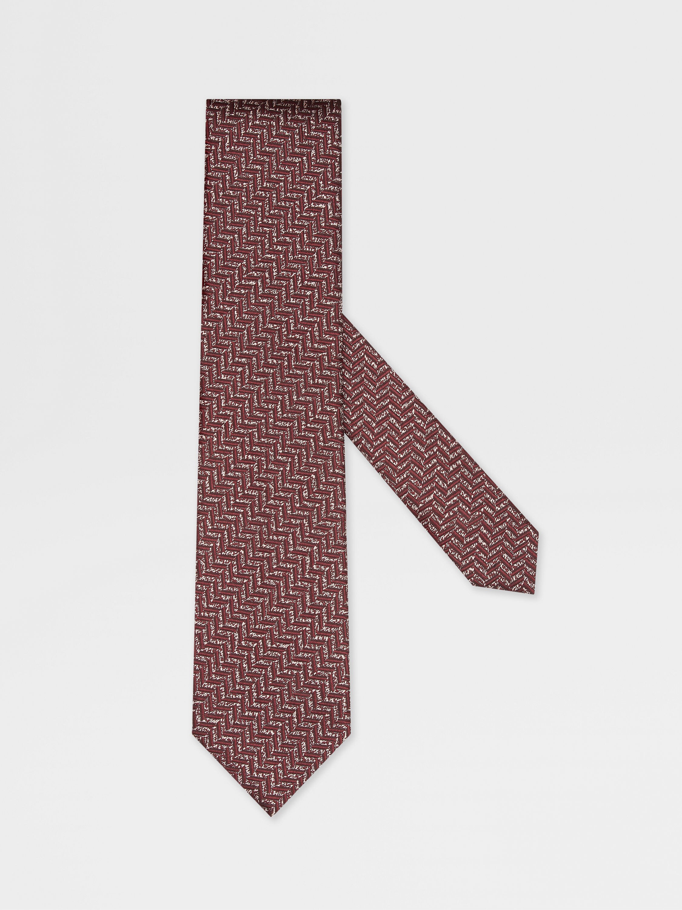 Corbata de Seda Color Vino SS24 29956038 | Zegna AR