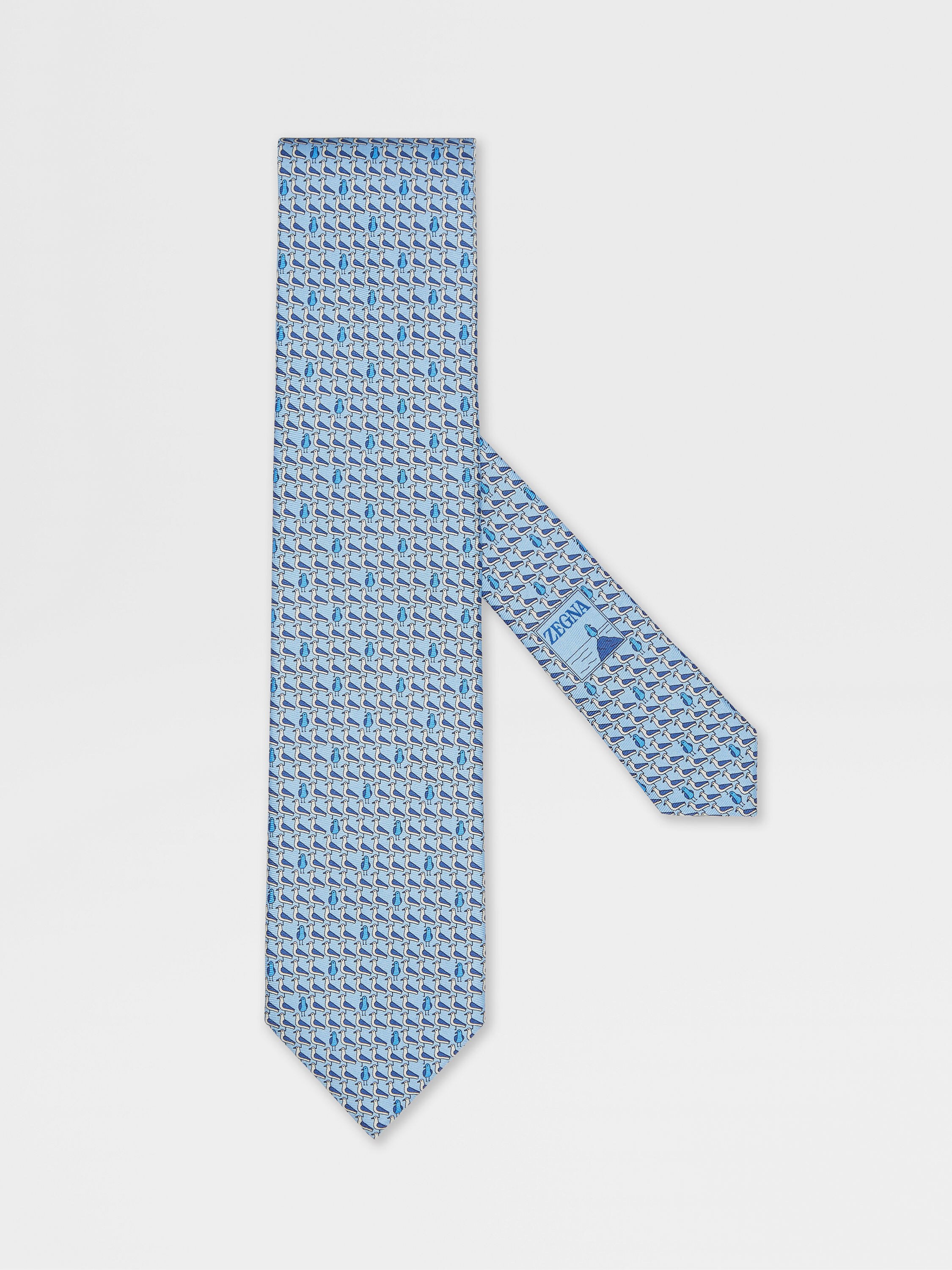 Corbata de Seda Azul Claro SS24 30018110 | Zegna AR